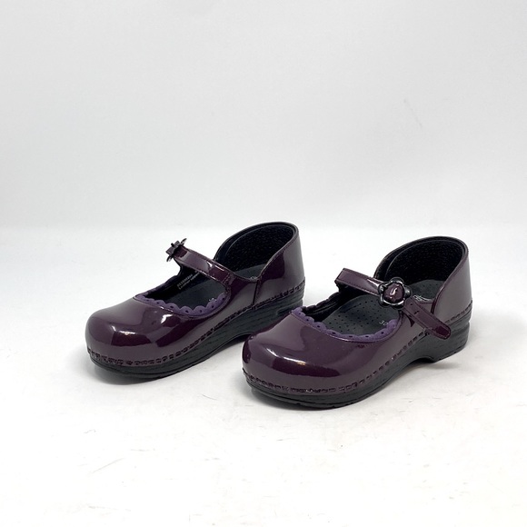Dansko | Shoes | Dansko Girls Jill Purple Patent Leather Mary Janes ...